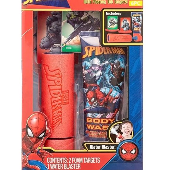 Marvel | Bath, Skin & Hair | Nib Marvel Spiderman Bath Blaster Body ...